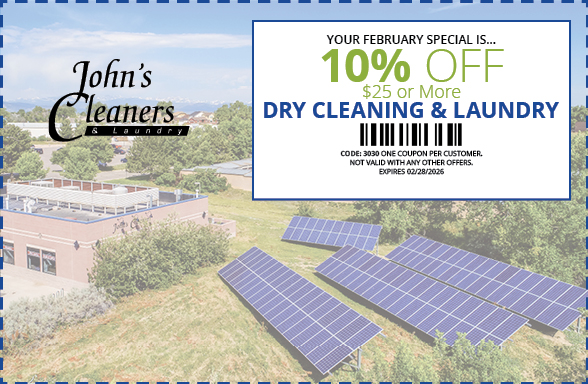 Dry Cleaner Boulder | Superior and Lafayette | Coupons
